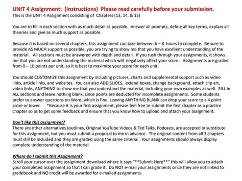 Unit 4 Assignment Pptx