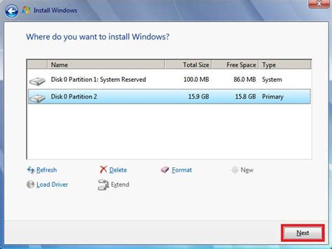 error 0x80070057 windows could not format a partition on disk 0