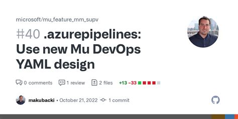 Azurepipelines Use New Mu Devops Yaml Design By Makubacki · Pull Request 40 · Microsoft Mu