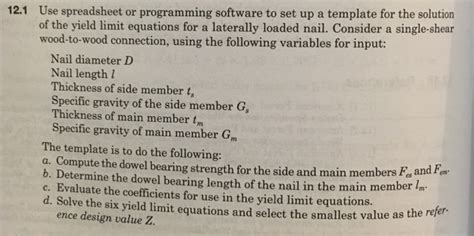 Use Spreadsheet Or Programming Software To Set Up A