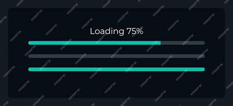 Premium Vector Loading Progress Bar Ui Element Template