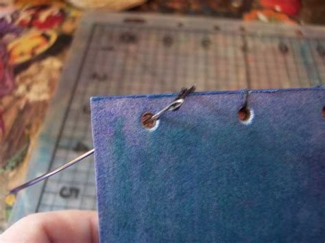 Coptic Binding Tutorial Red Paper Boat