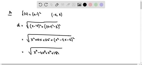Solvedfind The Point On The Graph Of The Function That Is Closest To