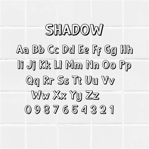 Shadow Font Svg Png Shadow Letters Font Shadow Cursive Font Shadow Font