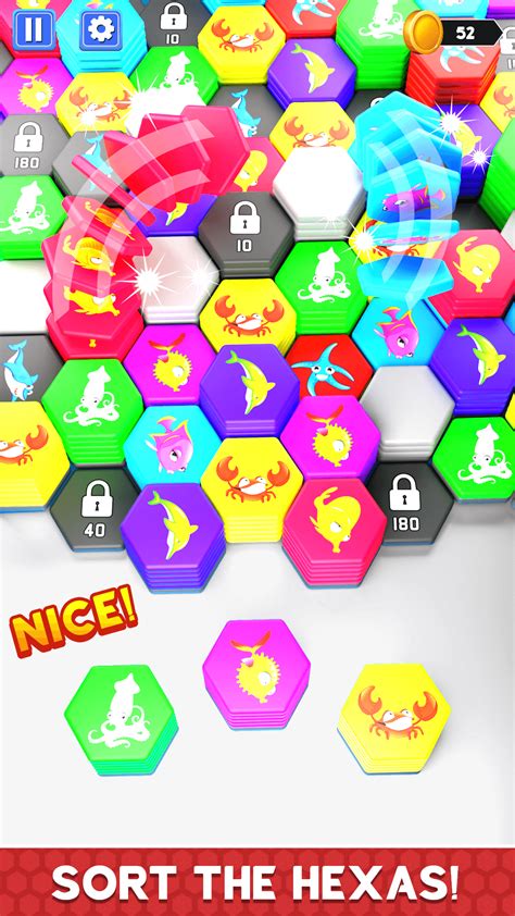 Hexa Color 3d Hexa Sorting New Game Puzzle App On Amazon Appstore