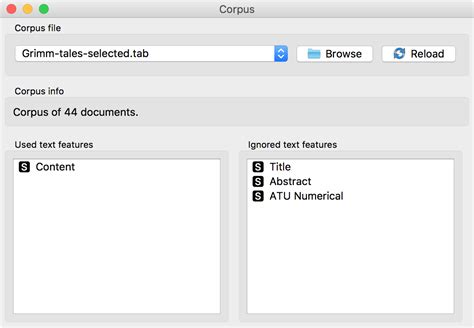 Orange Data Mining Text Preprocessing