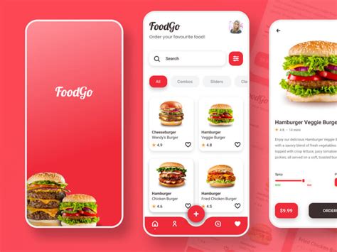 Free Ui Kit For Food Mobile Apps Freebiesbug