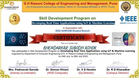 Subodh Bhendarkar On Linkedin Skilldevelopment Iot Machinelearning Education