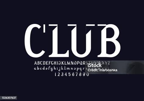 석고 슬래브 세리프 글꼴 컬러 섀도우 트렌디 한 어퍼 케이스와 소문자와 숫자 벡터 일러스트 10eps와 현대 알파벳 개념에 대한 스톡 벡터 아트 및 기타 이미지 Istock