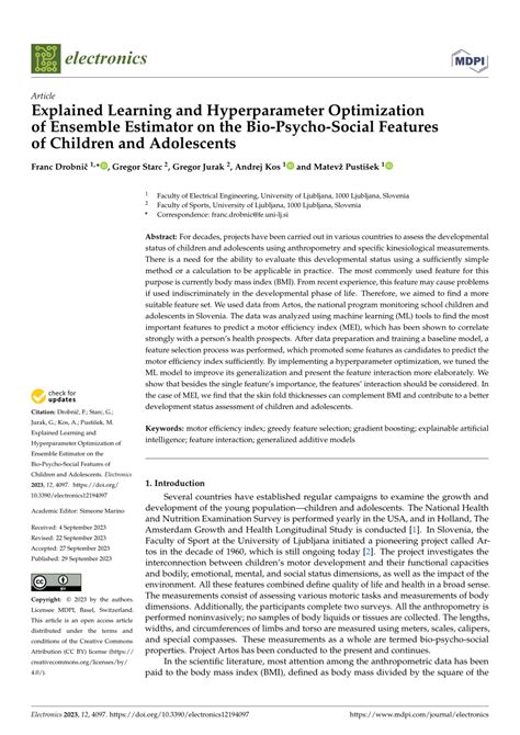 Pdf Explained Learning And Hyperparameter Optimization Of Ensemble