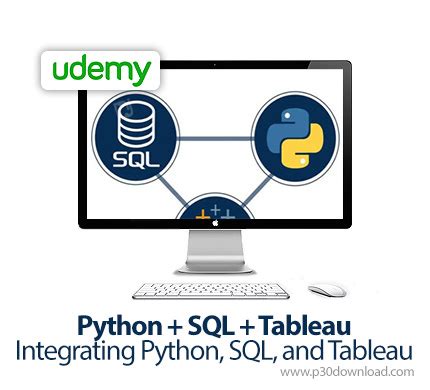دانلود Udemy Python SQL Tableau Integrating Python SQL and Tableau آمو