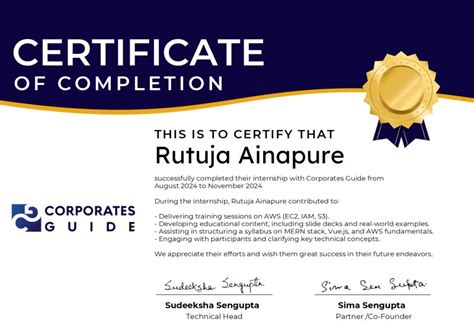 Rutuja A On Linkedin Internship Aws Mernstack Edtech Learning