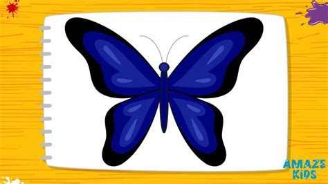 Как Нарисовать Бабочку для Детей Учимся Рисовать Животных Рисунки Своими Руками Уроки