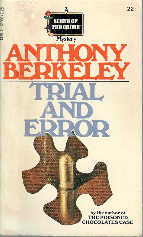 Trial And Error Anthony Berkeley 9780440187660 Books
