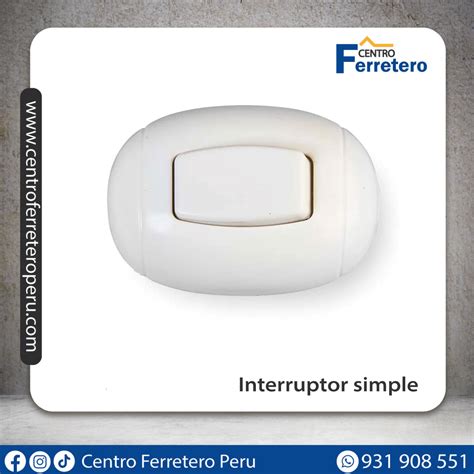 Interruptor Simple Centro Ferretero Perú