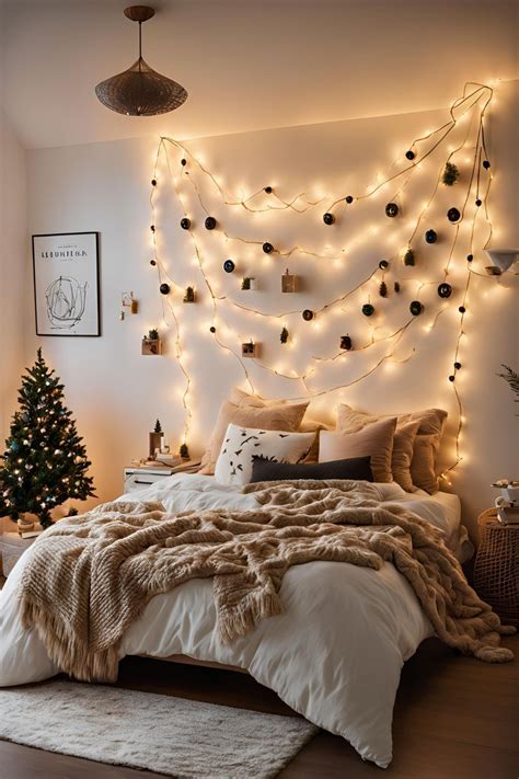 Christmas Lights In The Bedroom Ideas Christmas Lights Inside White