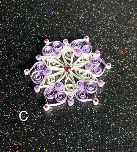 Paper Quilling Snowflake Etsy
