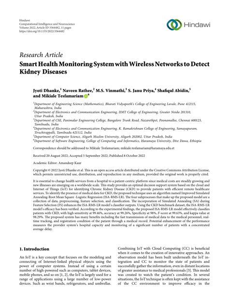 pdf smart health monitoring system with wireless networks to detect