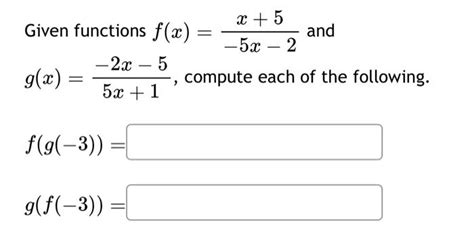 Solved Given Functions F X X X And G X X X Chegg Com