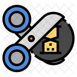 Timeout Icon Download In Colored Outline Style