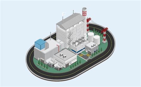 Planta De Energía De Ciclo Combinado La Planta De Energía De Gas