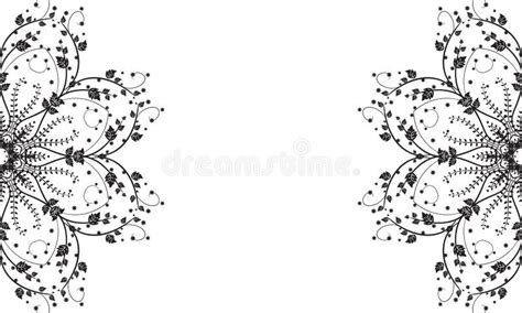 Monochrome Background With Abstract Elements Stock Vector Illustration Of Graphic Ornamental