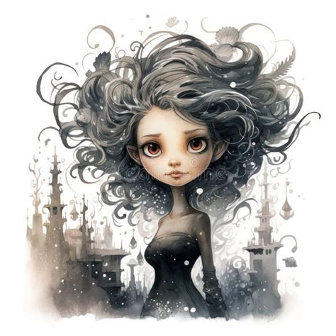 Tim Burton Drawing Style