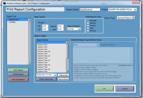 Print Config Scadata