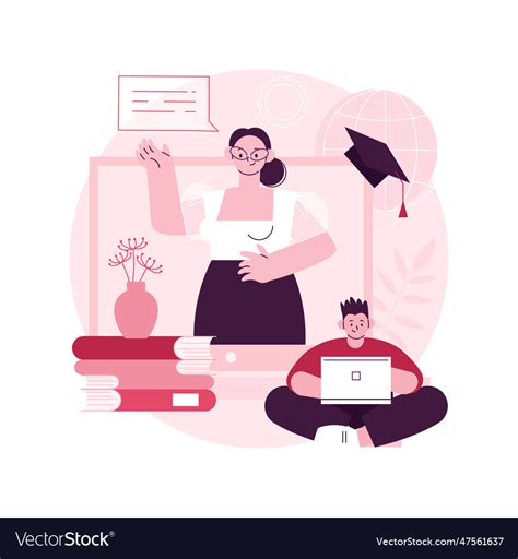Online Workshop Abstract Concept Royalty Free Vector Image