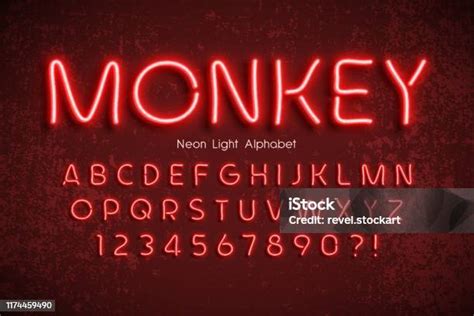 네온 빛 3d 알파벳 여분의 빛나는 글꼴 불타는 듯한에 대한 스톡 벡터 아트 및 기타 이미지 불타는 듯한 알파벳 네온 Istock