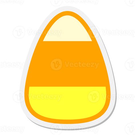 Candy Corn Sticker 45089894 Png