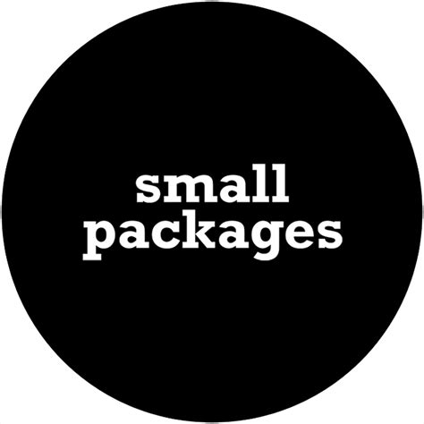 Small Packages Black Cosmom Conshop