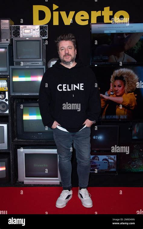 Paris France January 11 2023 Exclusive Bruno Guillon Attending The Diverto Launching Party