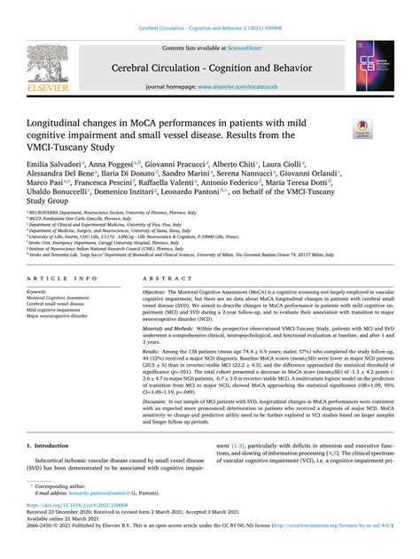 Longitudinal Moca Cognitive Assessment Rillyheaven