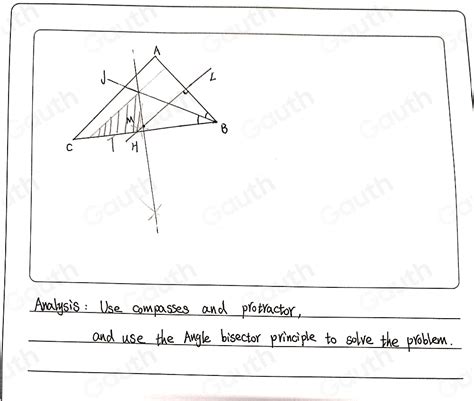 Solved The Diagram Shows A Triangular Field Abc A On The Diagram