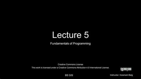 Python Lecture 5 Ppt