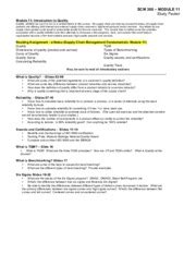 SCM 300 Module 11 Study Guide SCM 300 MODULE 11 Study Packet Module 11 Introduction To