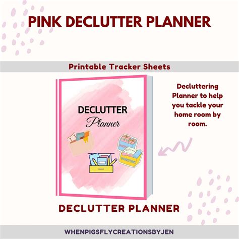 Decluttering Planner Digital Download Printable Declutter Challenge Seasonal Cleaning Guide Etsy