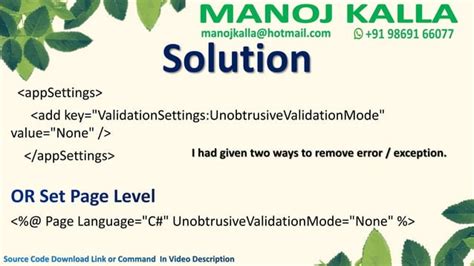 error webforms unobtrusivevalidationmode requires a