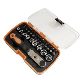 Tactix Bits Socket Set Ratchet Spanner Pieces Leyland SDM