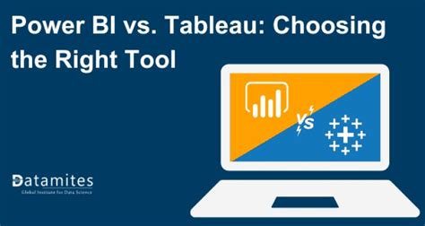Power Bi Vs Tableau Choosing The Right Tool Datamites Offical Blog