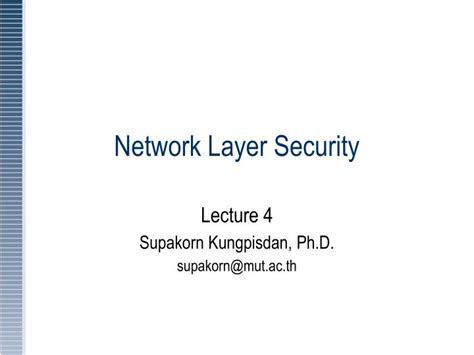 PPT Network Layer Security PowerPoint Presentation Free Download ID