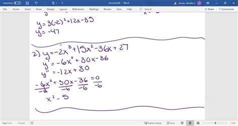 ⏩solved a find the coordinates of the stationary points on the graph