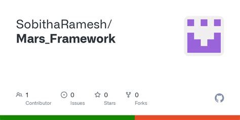 Github Sobitharameshmarsframework