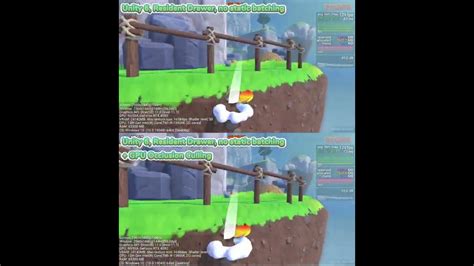 unity 6 gpu resident drawer on comparing gpu occlusion culling on off