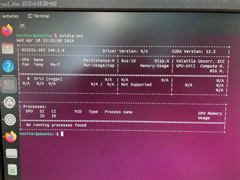 No Driver Version After Reflashig Jetson Agx Orin Developer Kit