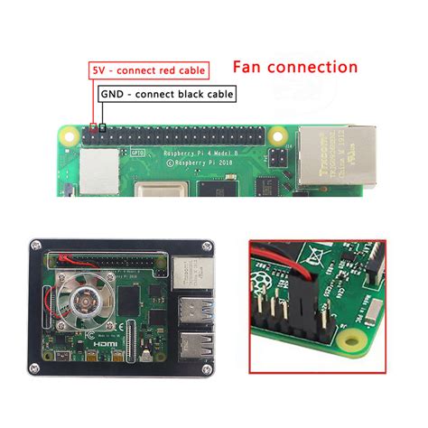raspberry pi 4 fan raspberry pi cooling fan for raspberry pi 4b 3b