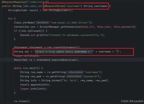 Java Sec Code学习4 Sql注入java Sec Code Sql注入 Csdn博客