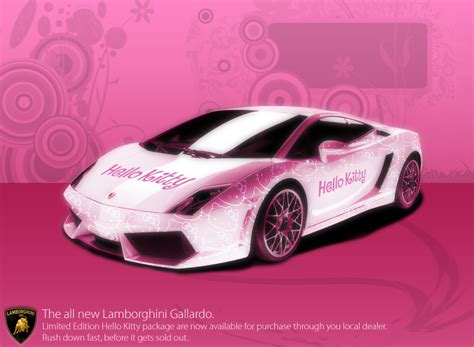 Hello Kitty Lamborghini The Cutest Car Youll Ever See