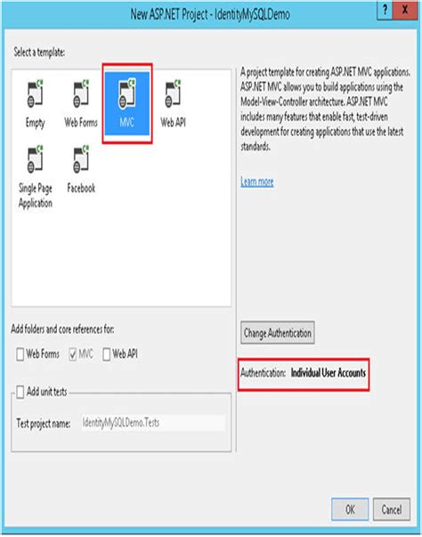 Tutorial Step By Step To Implement A MySQL ASP NET Identify
